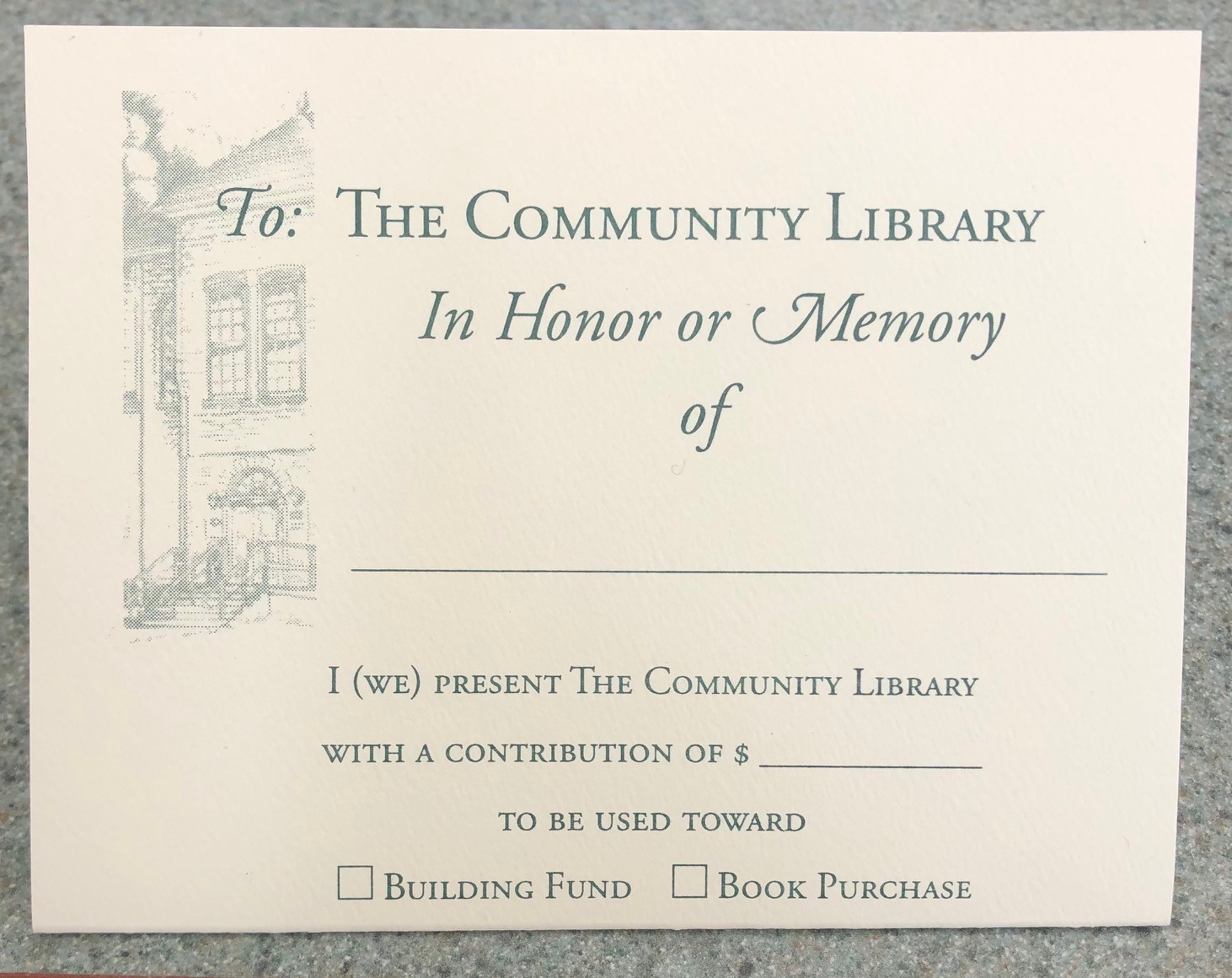 Support – The Community Library