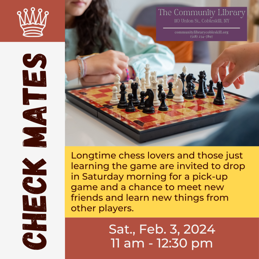 3 Check Mates – The Community Library