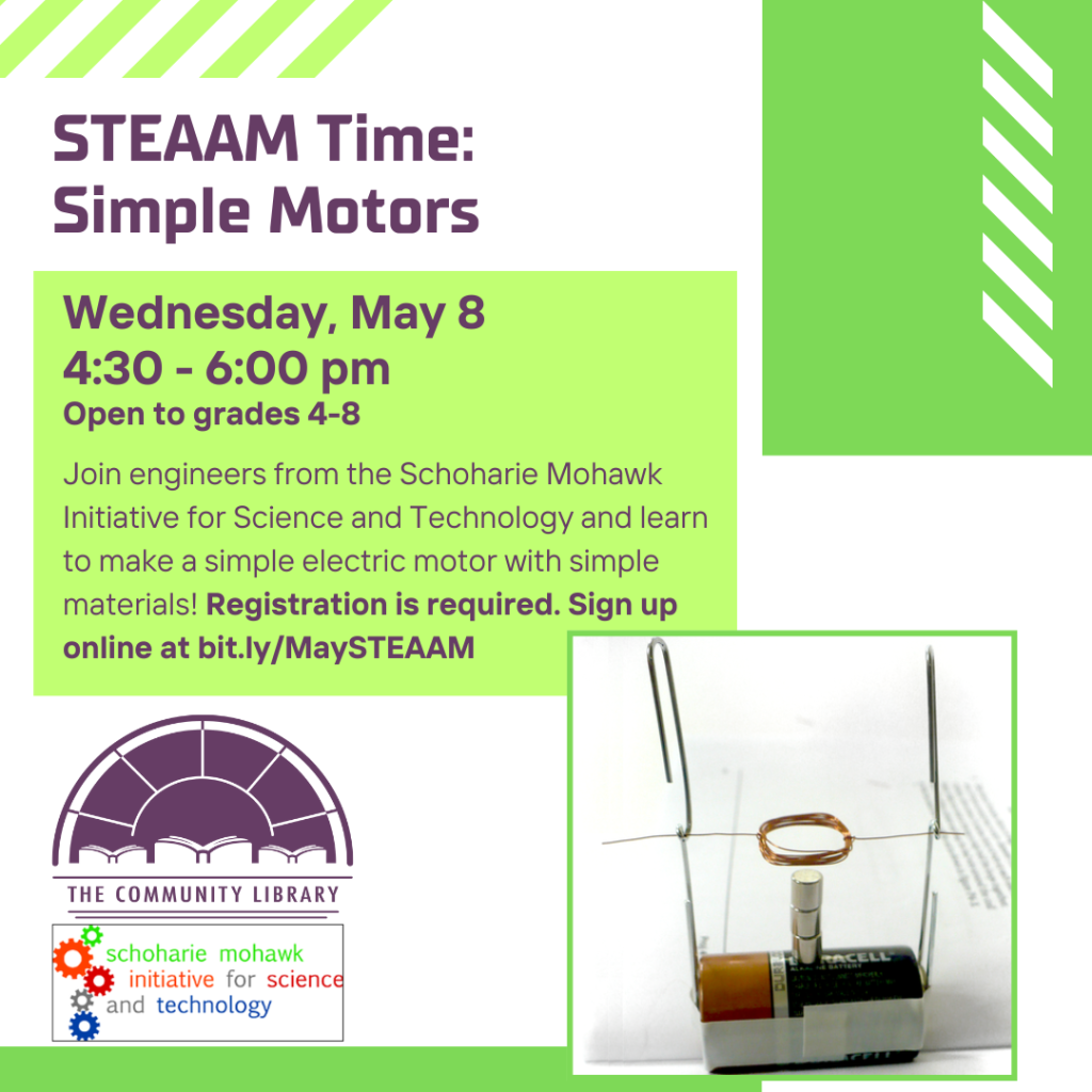 08 May STEAAM – The Community Library