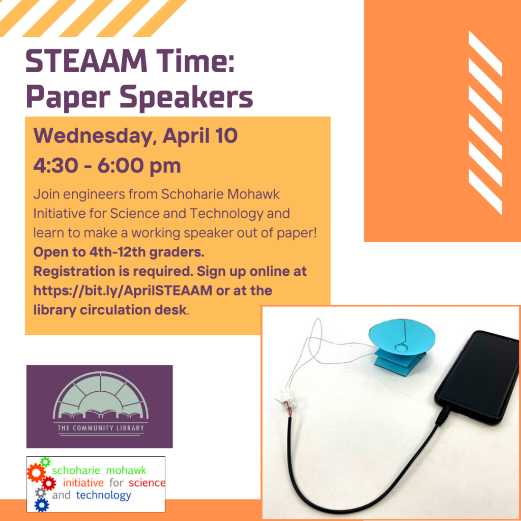10 April Paper Speakers – The Community Library