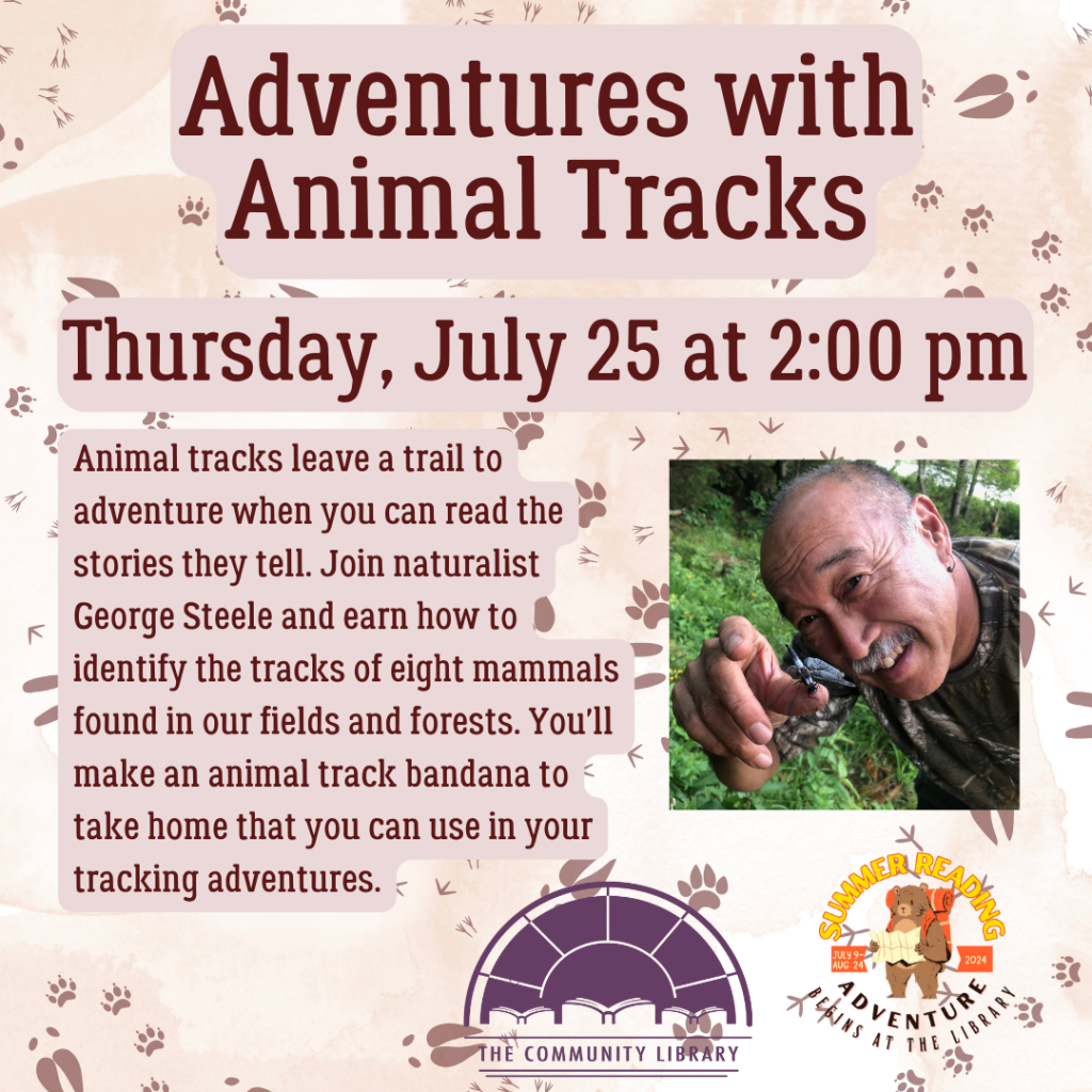 25 Adventures with Animal Tracks – The Community Library